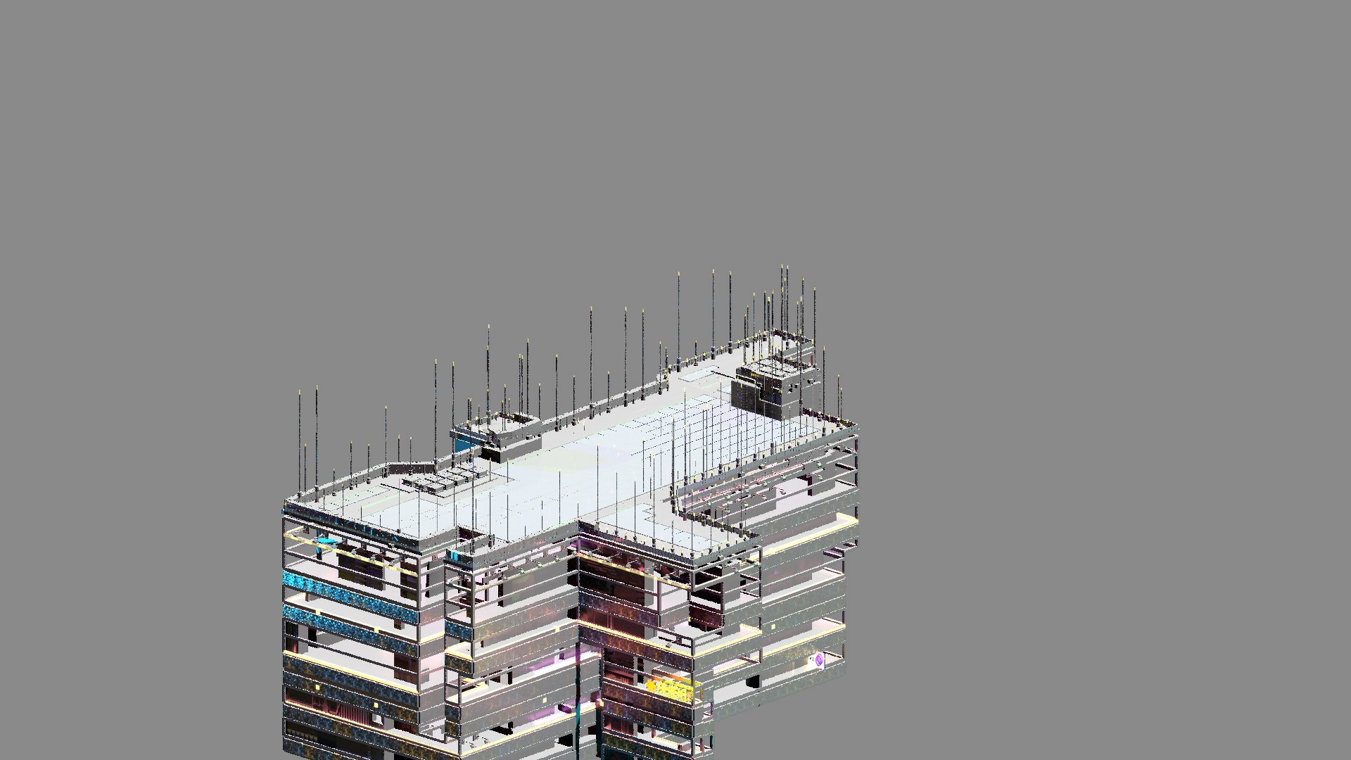 Sci-Fi Futuristic Cyberpunk Sci Fi City Building Skyscraper 73 3D ...