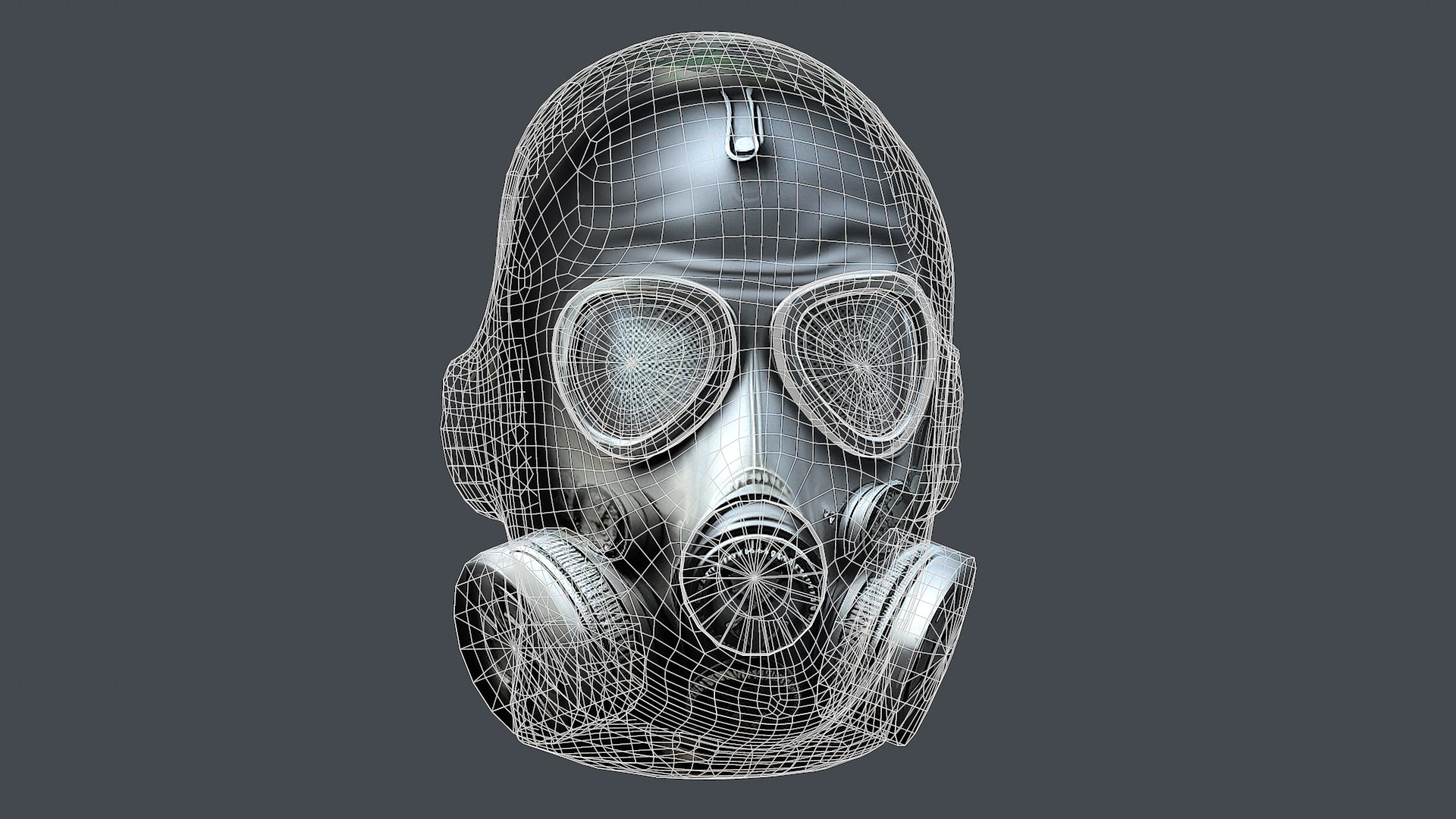Gas Mask Helmet Military Combat Protection 3D Model - TurboSquid 2028701