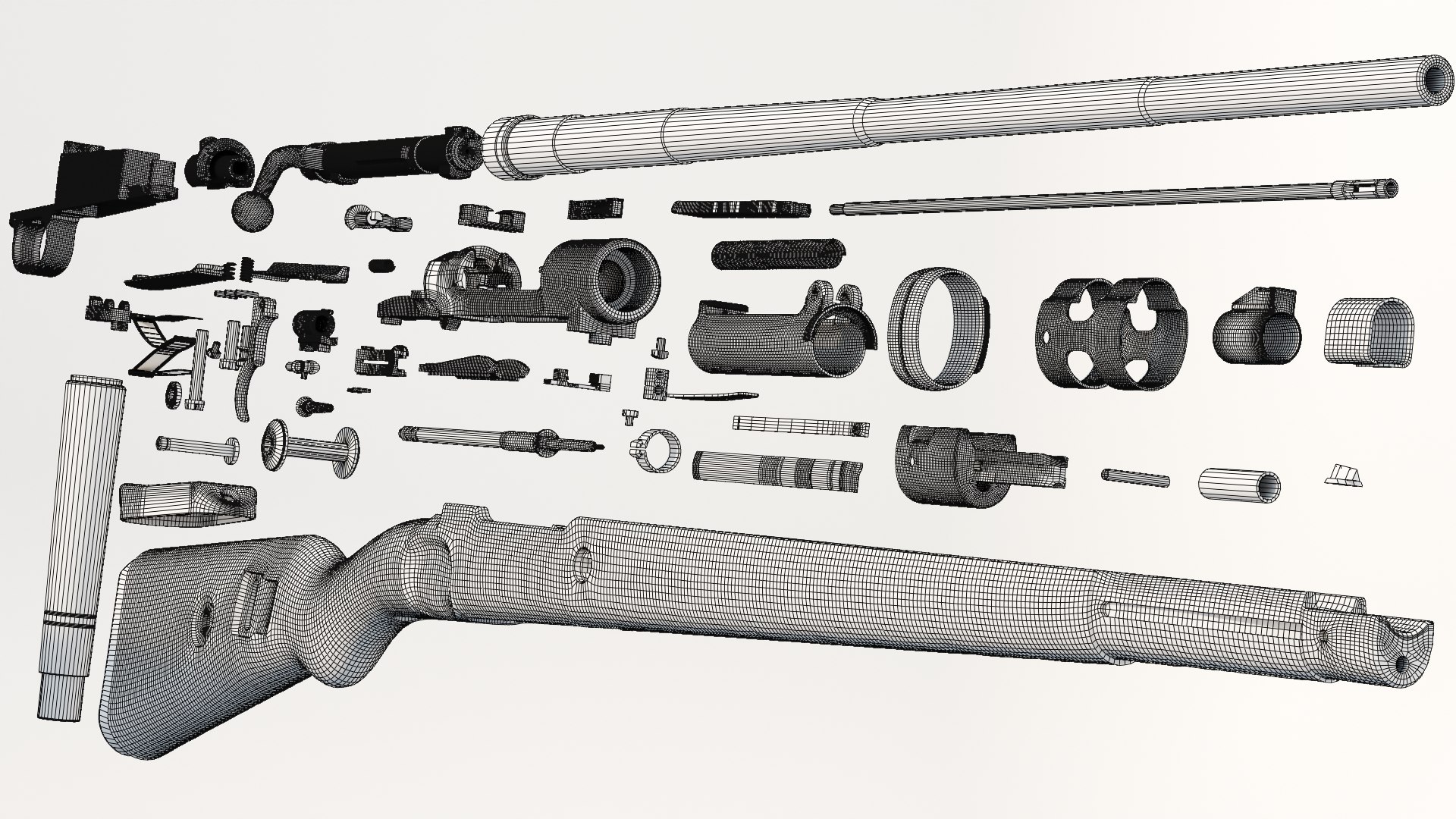 3D Model Mauser Kar98k - German WW2 Rifle 3D Model - TurboSquid 2418076