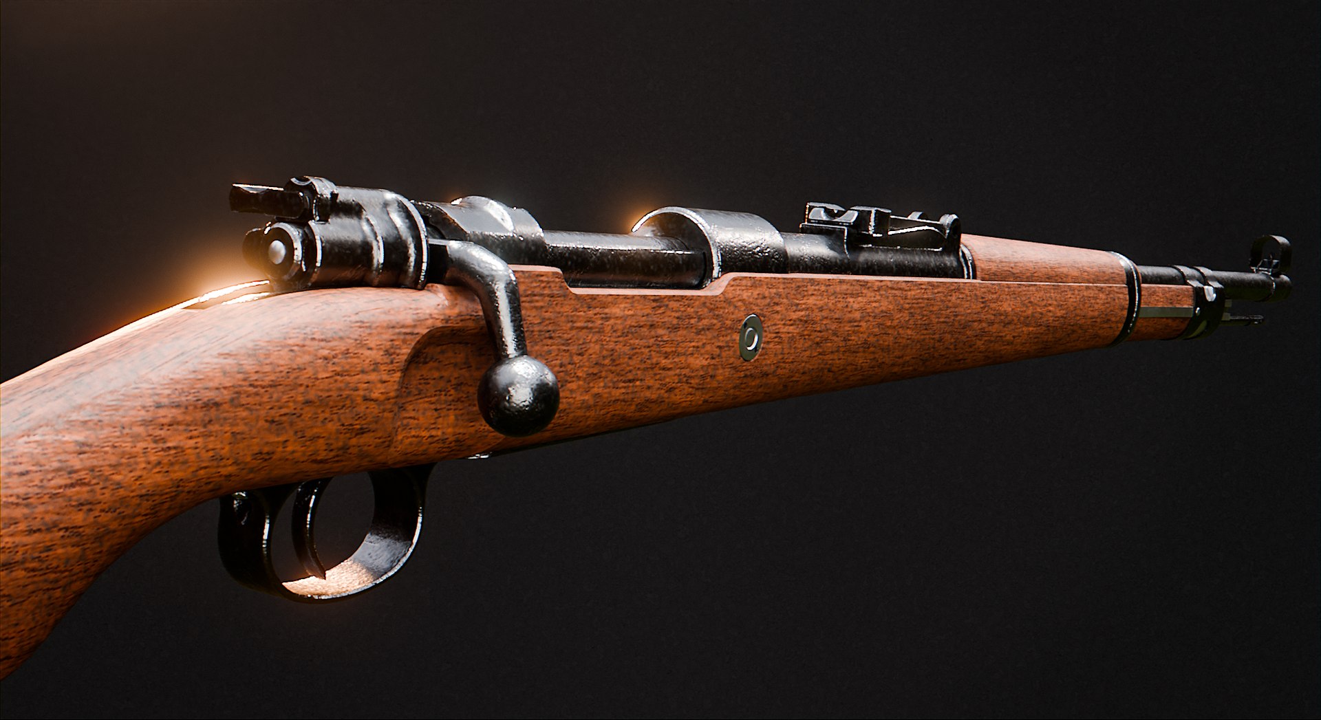 3D Model Mauser Kar98k - German WW2 Rifle 3D Model - TurboSquid 2418076