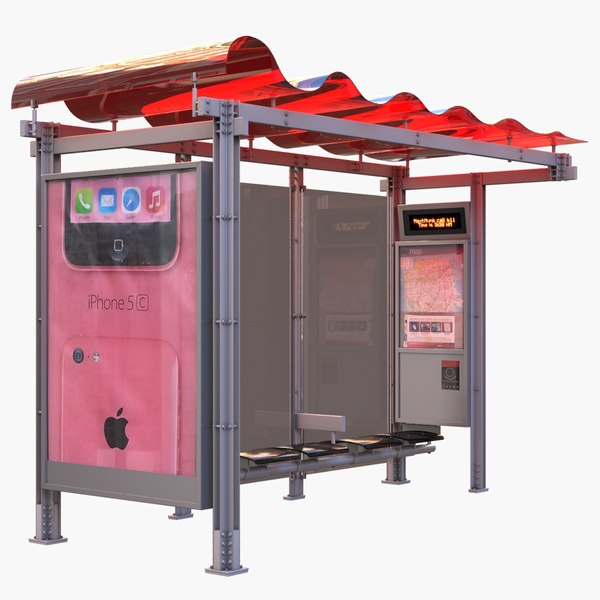 Bus Stop Enclosure 3D Models for Download | TurboSquid
