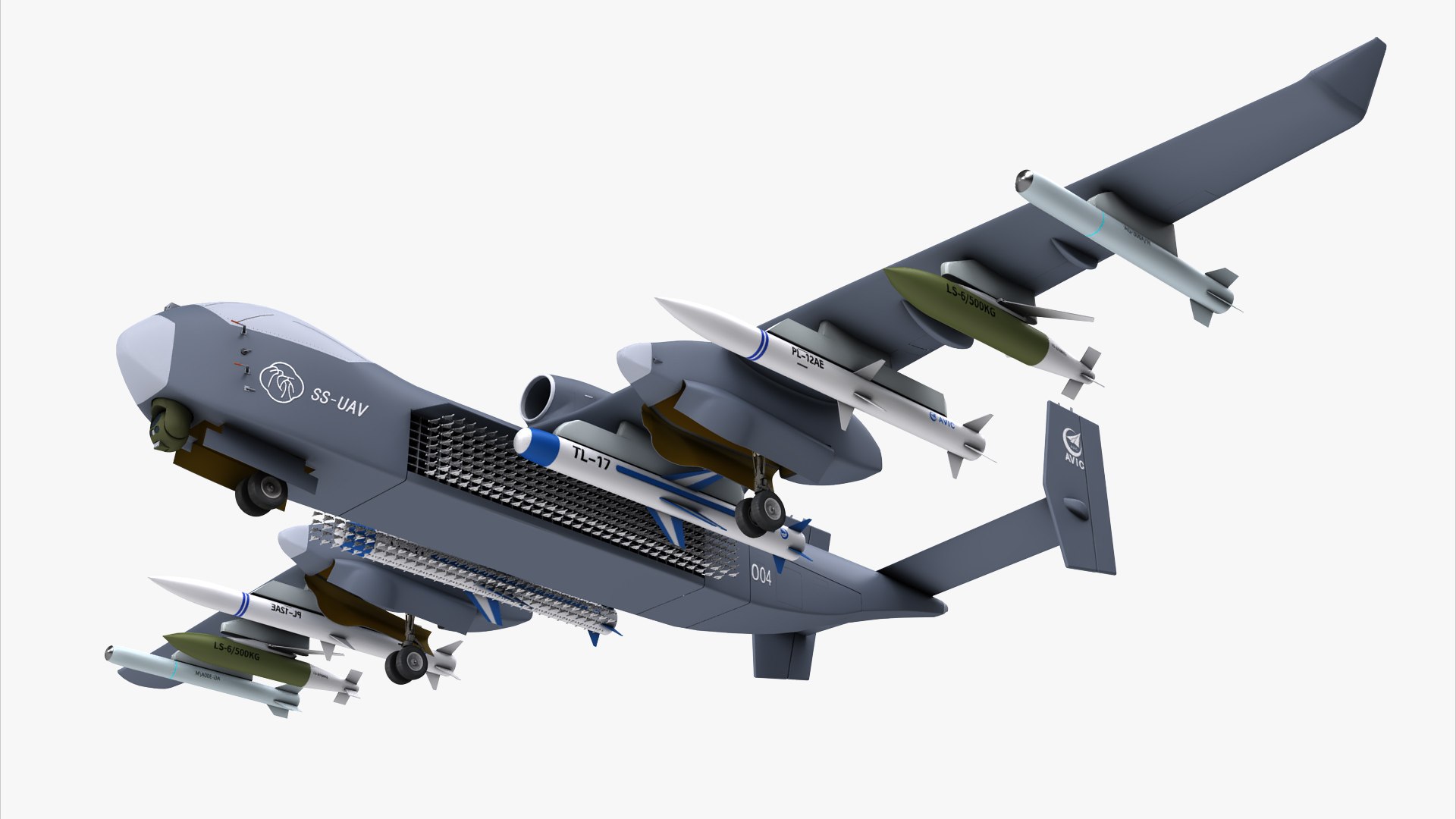 SS-UAV 3D - TurboSquid 2456764