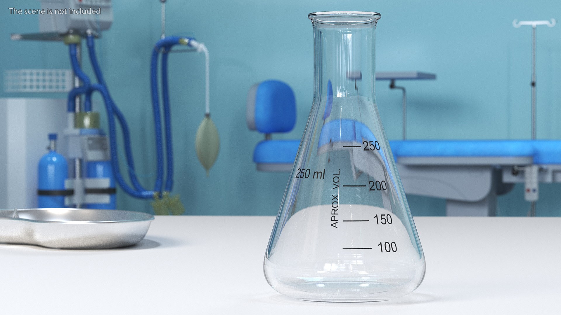 Narrow Mouth Erlenmeyer Flask With Flat Bottom Model - TurboSquid 2137112