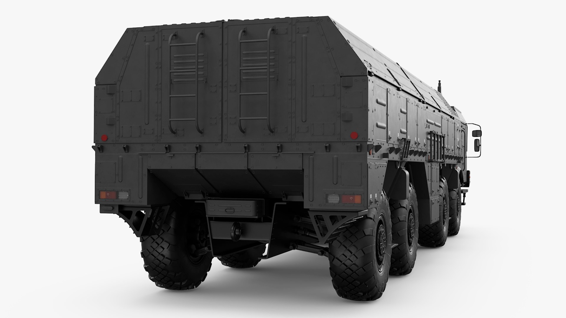 3D Military Missile Tactical Truck Rigged For Maya - TurboSquid 2346250
