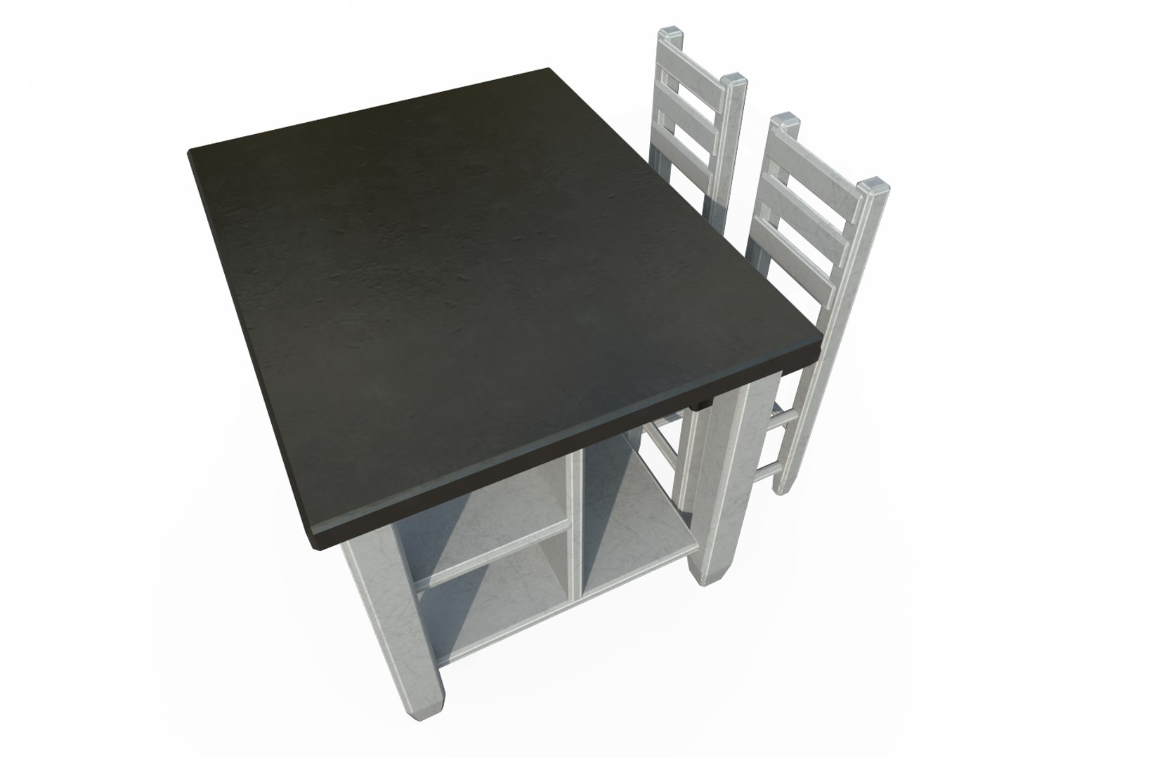 Breakfast Table 3D Model - TurboSquid 1460816