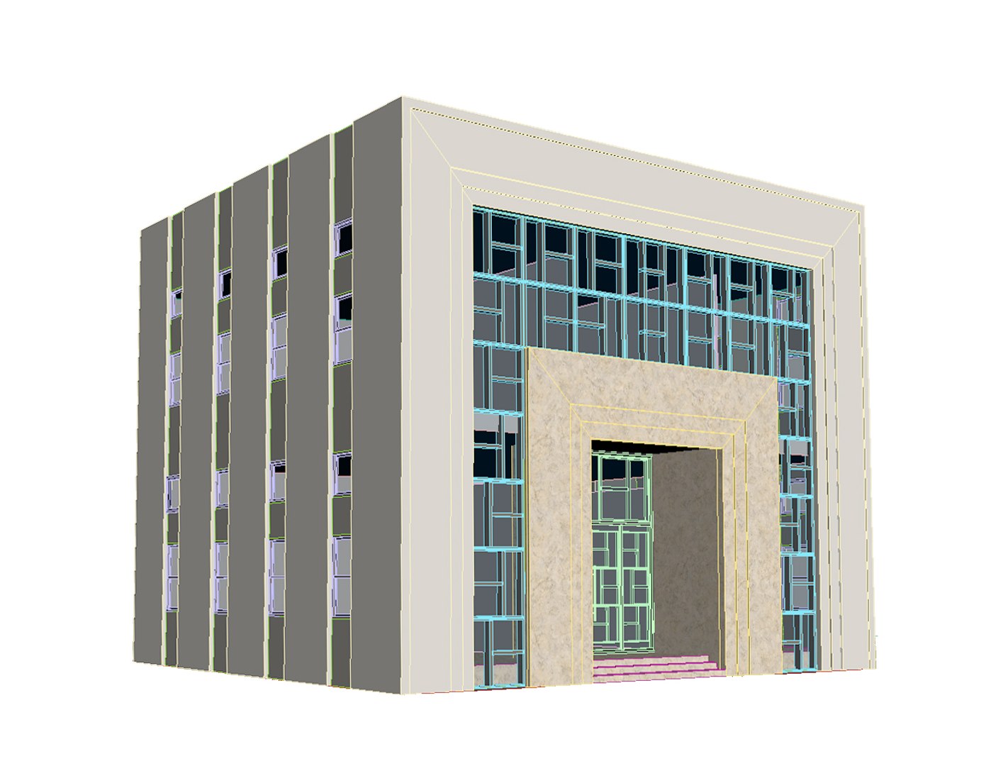 Small Office Building 3d 3ds