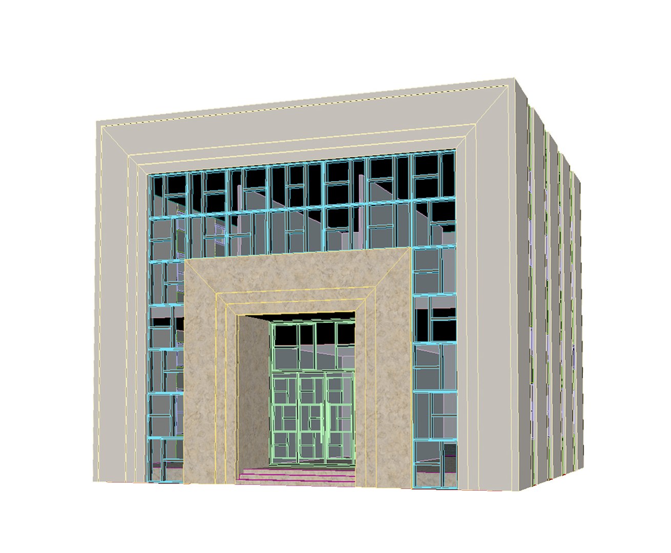 Small Office Building 3d 3ds