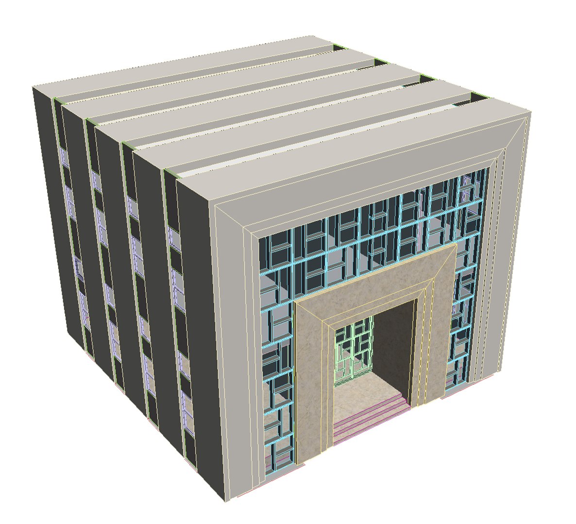 Small Office Building 3d 3ds