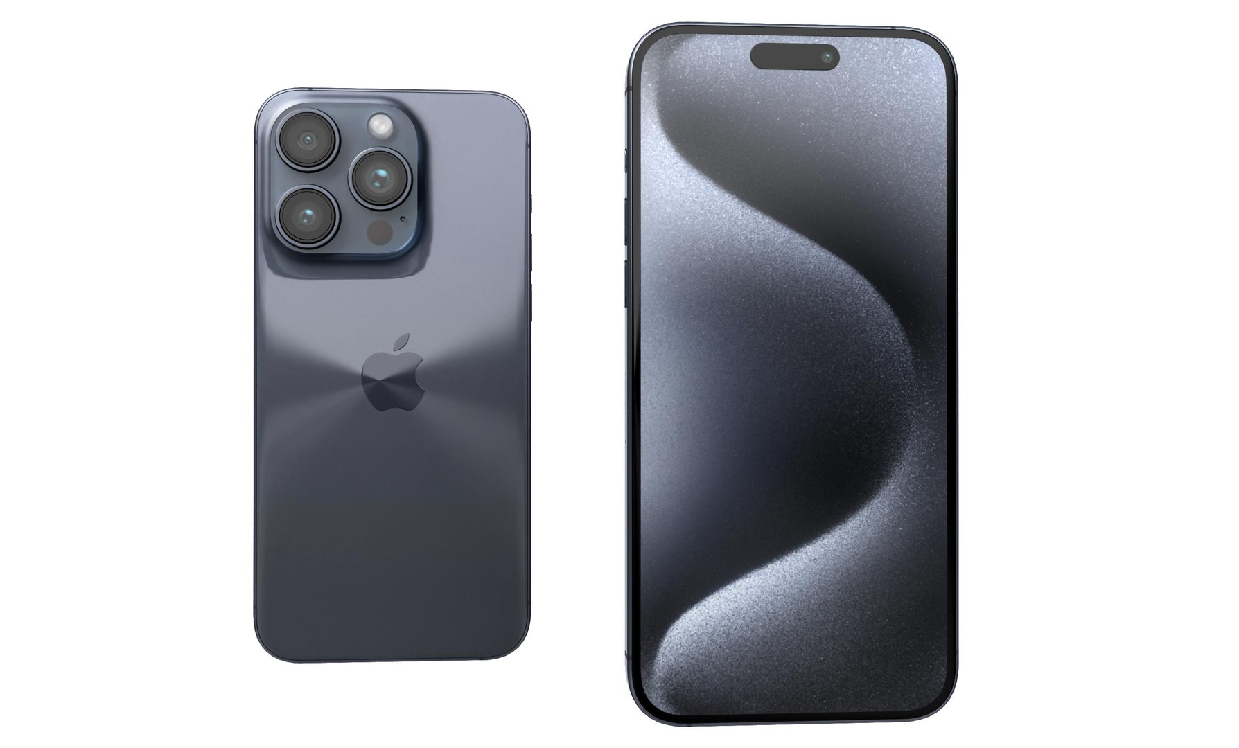 Apple IPhone 15 Pro Max Blue Titanium 3D Model - TurboSquid 2293192