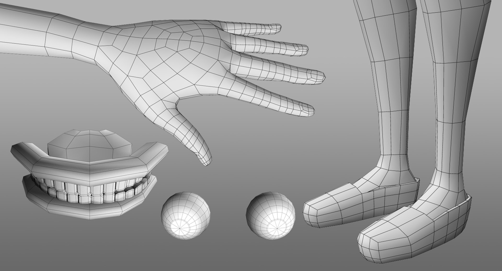 Little Girl Character Rigged 3d Model