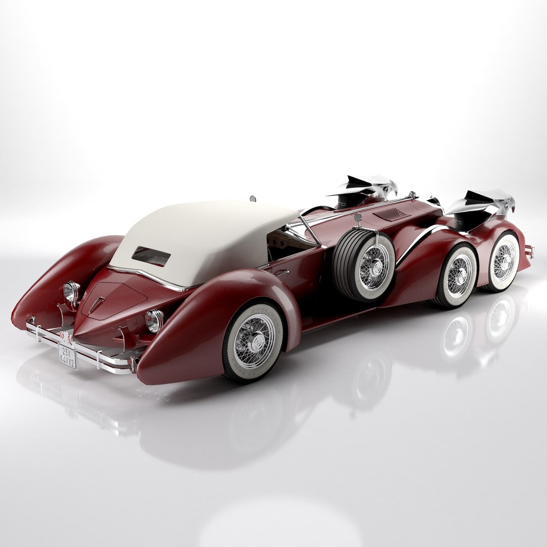 Old Classic Car Prototype 3D Model - TurboSquid 2168875