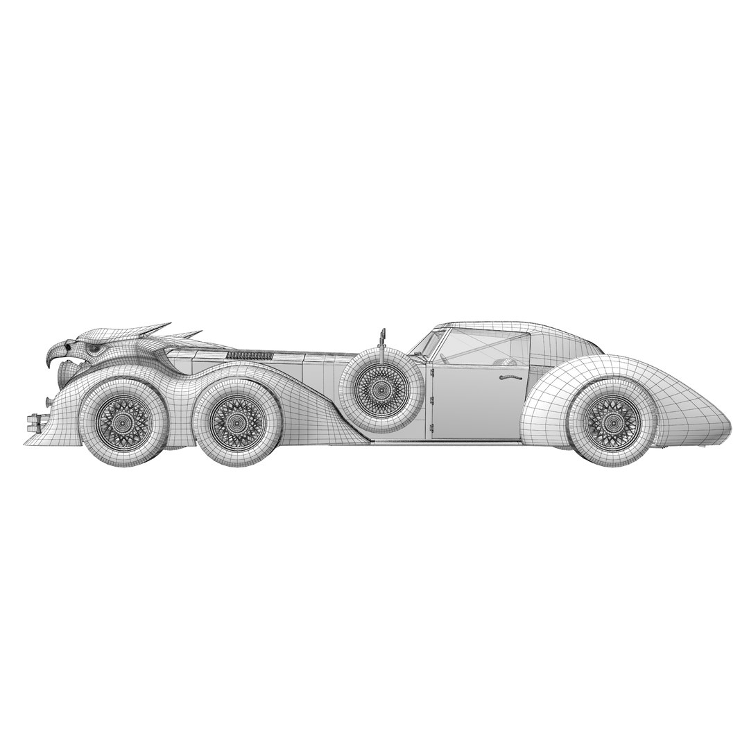 Old Classic Car Prototype 3D Model - TurboSquid 2168875