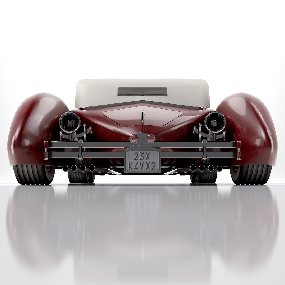 Old Classic Car Prototype 3D Model - TurboSquid 2168875