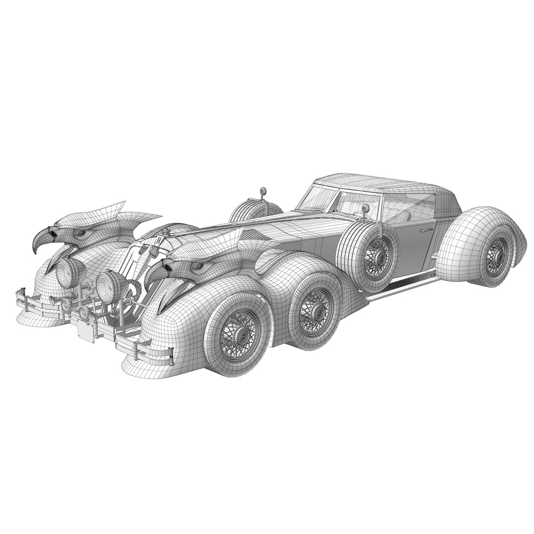 Old Classic Car Prototype 3D Model - TurboSquid 2168875