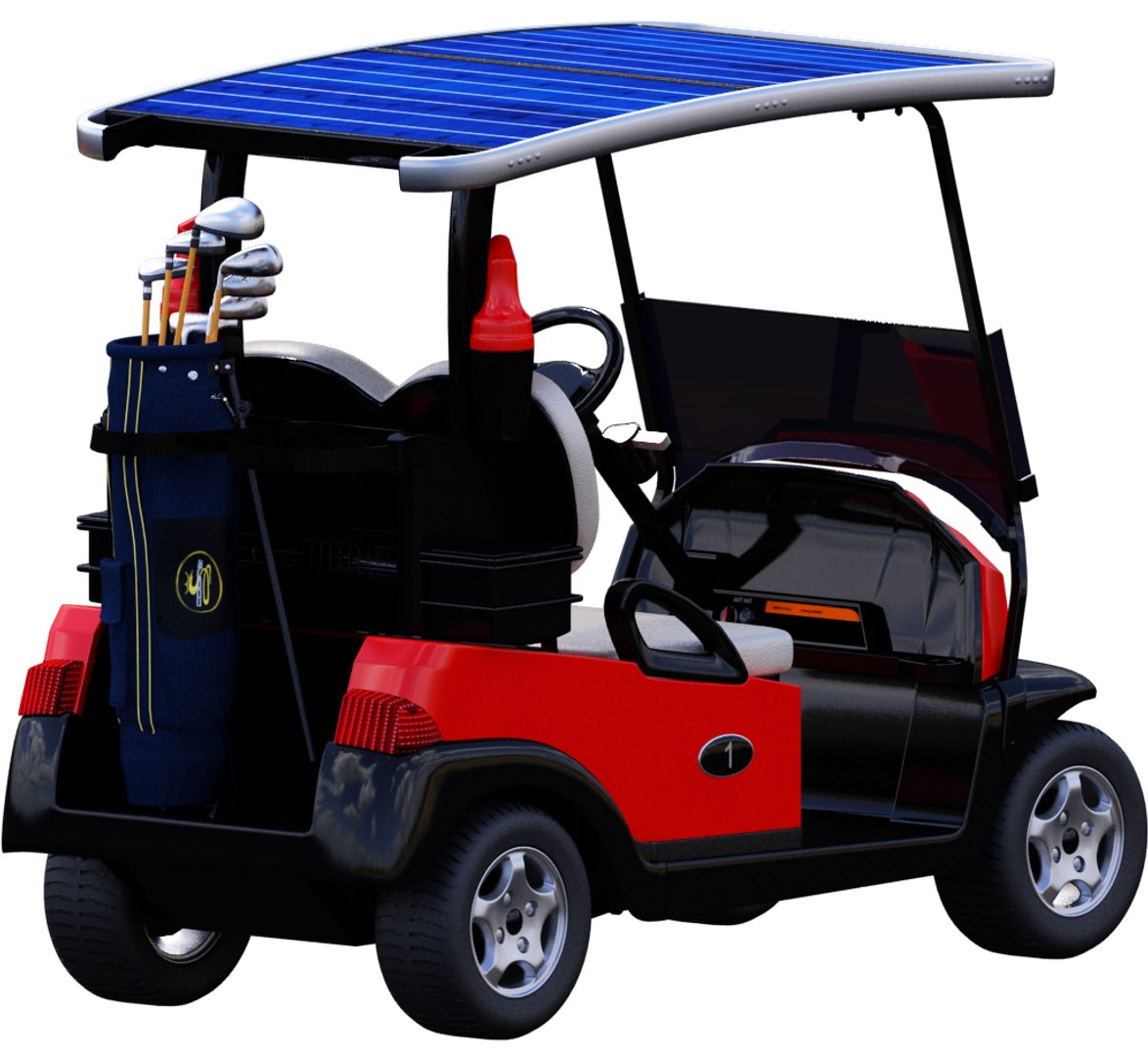 Solar Golf Cart 3D Model - TurboSquid 1330608