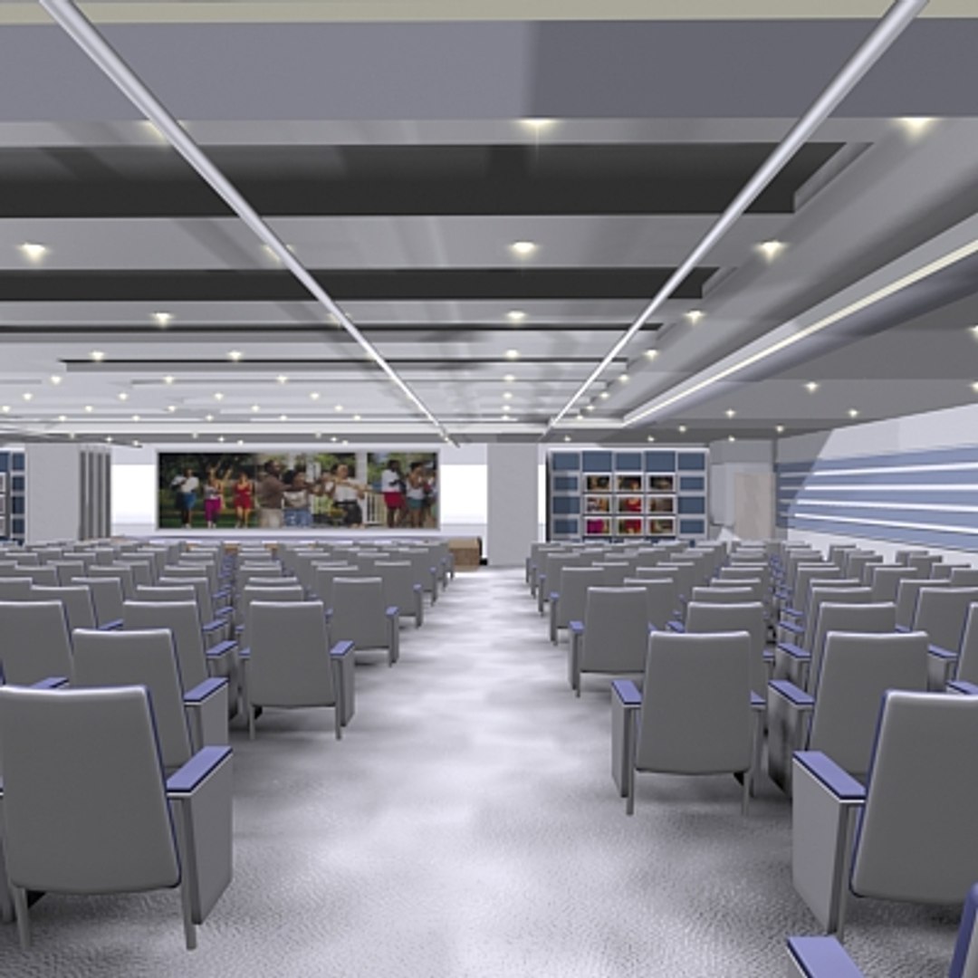 Theatre Interior 3d Model