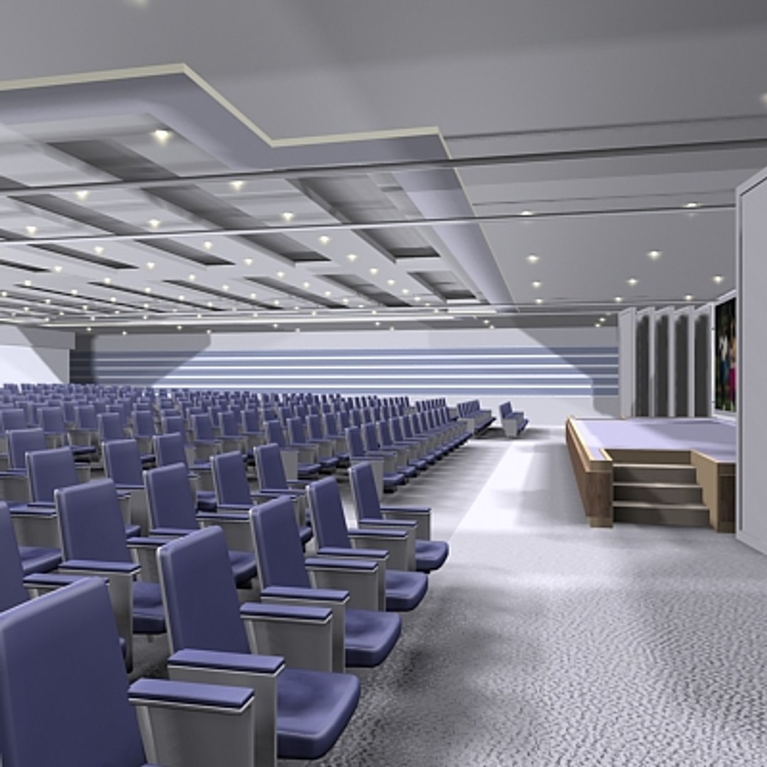 Theatre Interior 3d Model