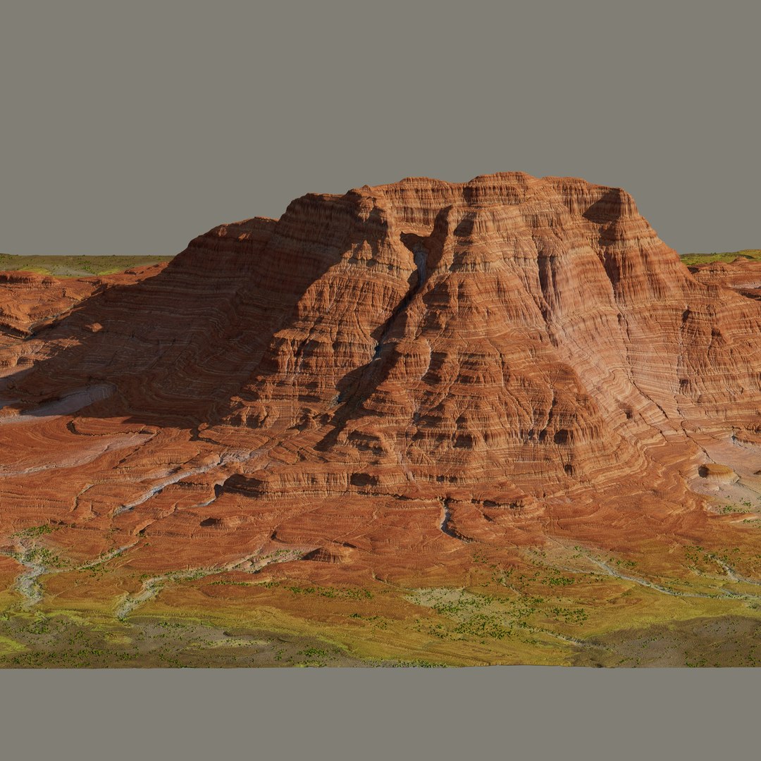 3D Desert Mountains - TurboSquid 1984363