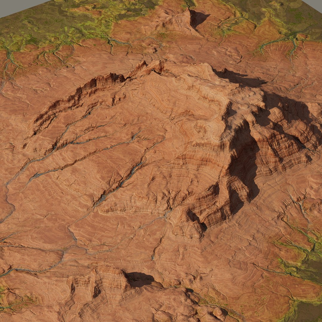 3D Desert Mountains - TurboSquid 1984363