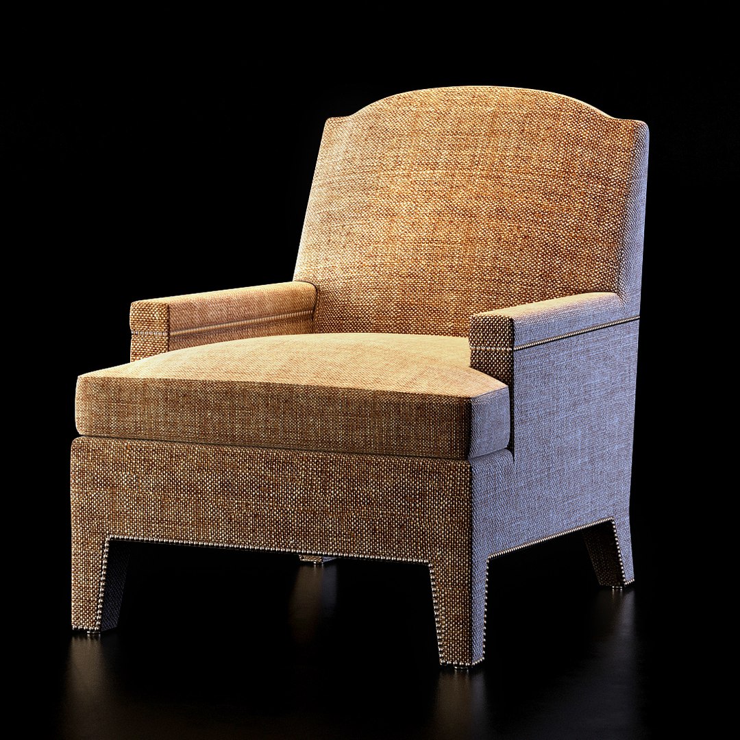 3D Boyd Chair Ottoman - TurboSquid 1332345