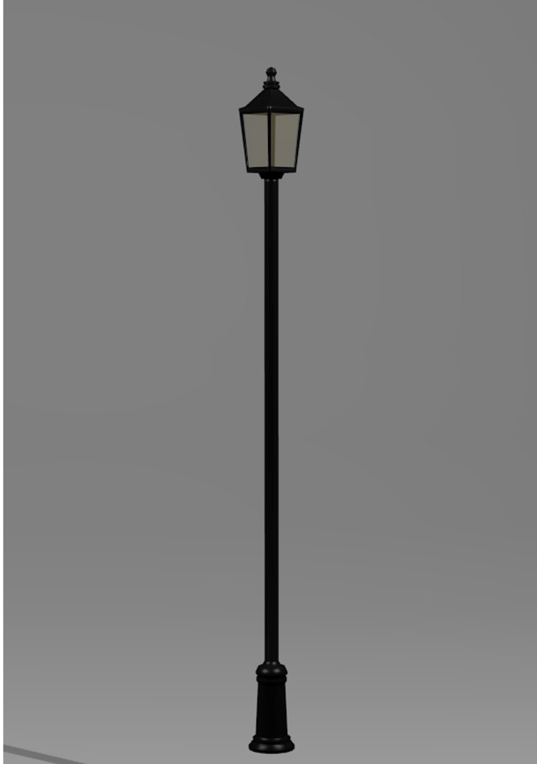 3D Model Lamp Post - TurboSquid 1380199