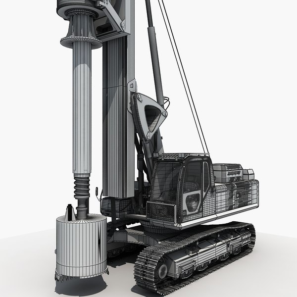 Drilling rig 3D model - TurboSquid 1369413