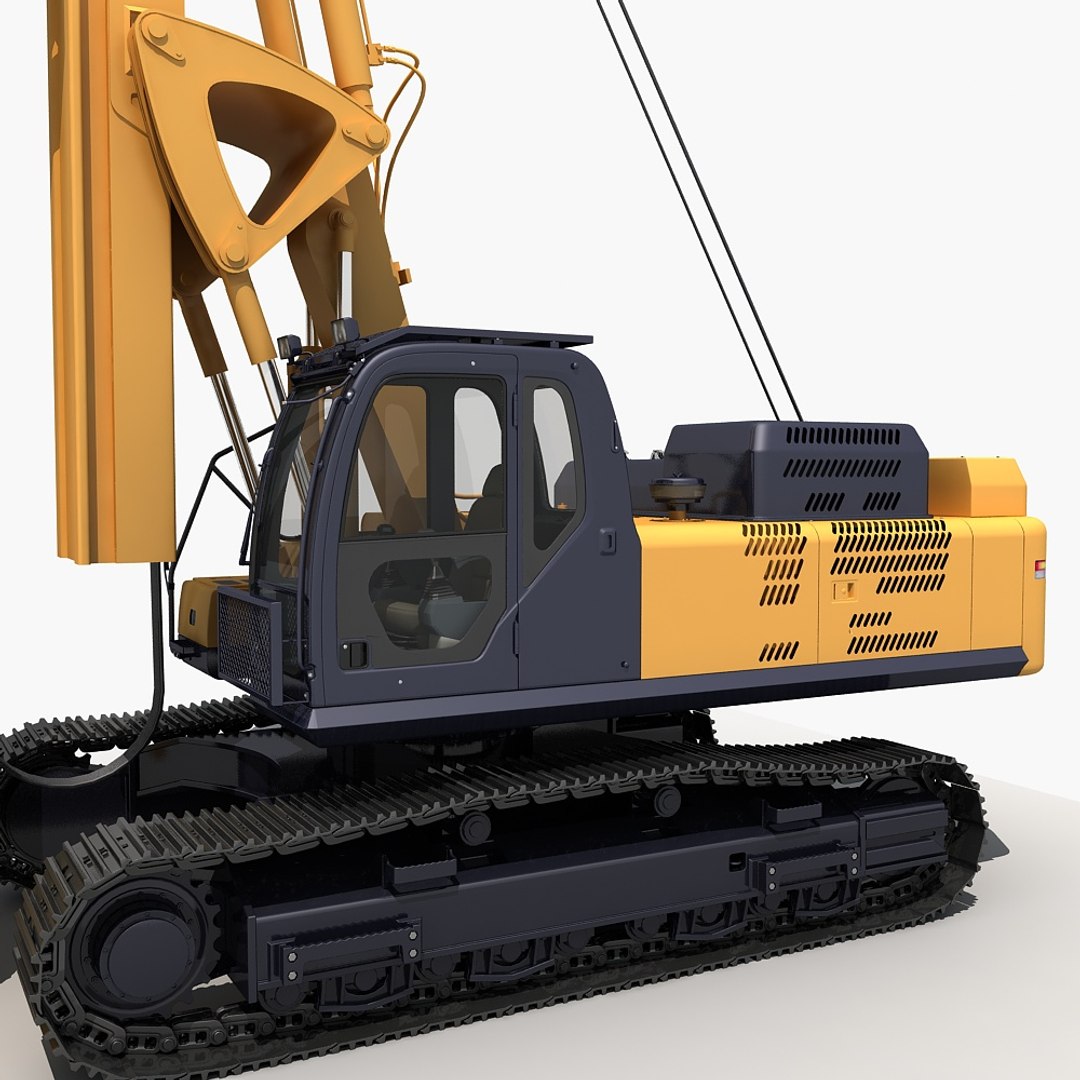 Drilling rig 3D model - TurboSquid 1369413