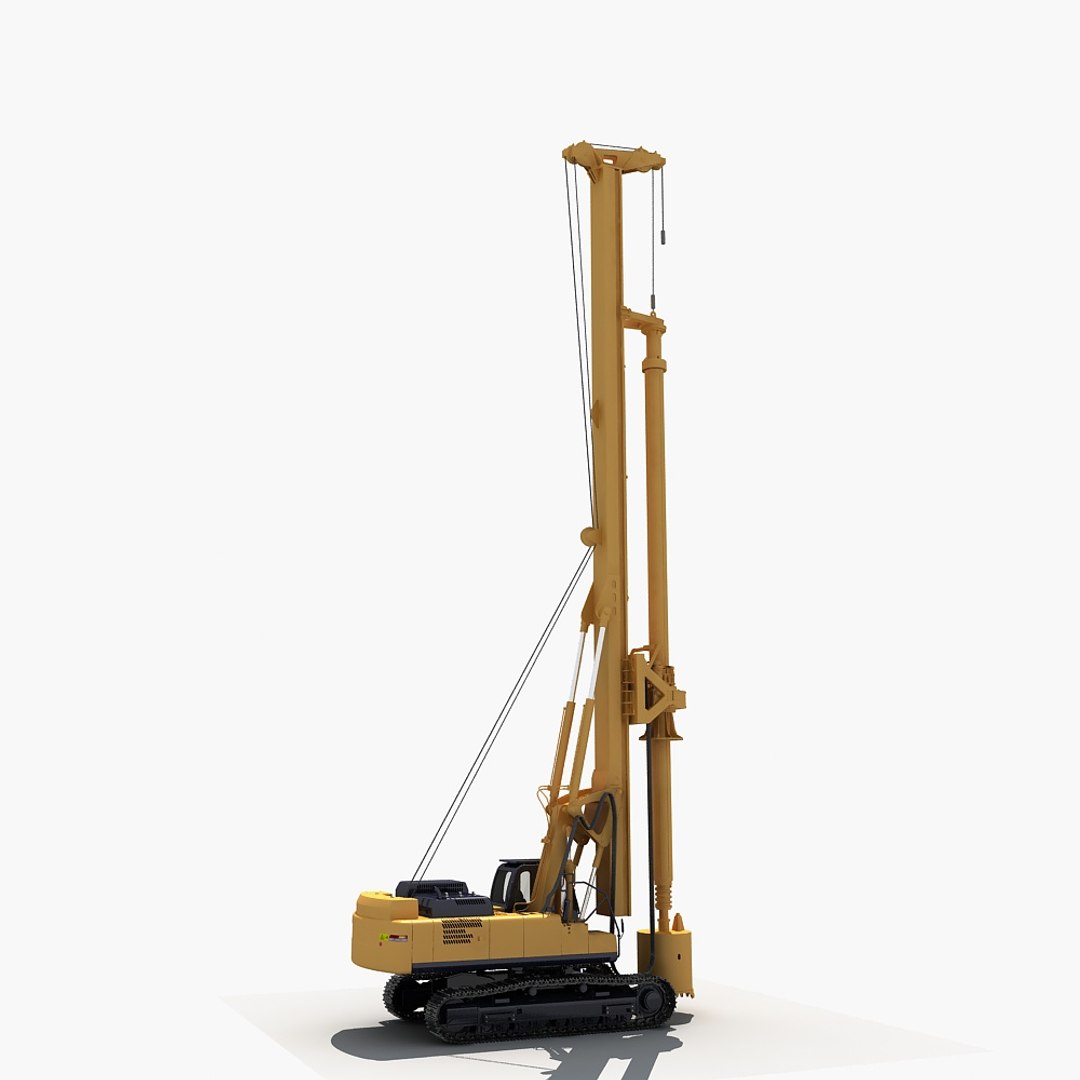 Drilling rig 3D model - TurboSquid 1369413