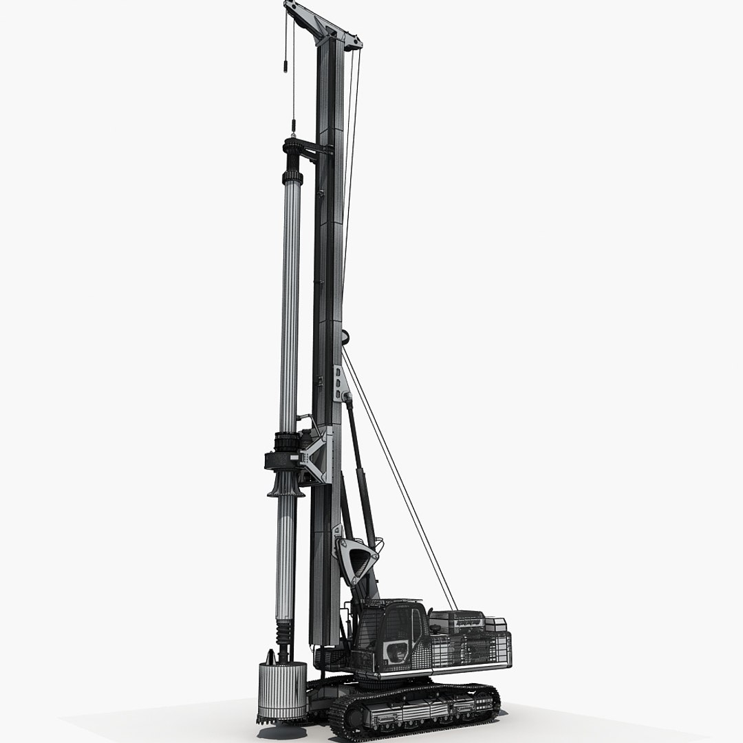 Drilling rig 3D model - TurboSquid 1369413