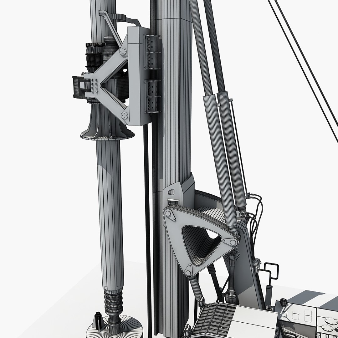 Drilling rig 3D model - TurboSquid 1369413