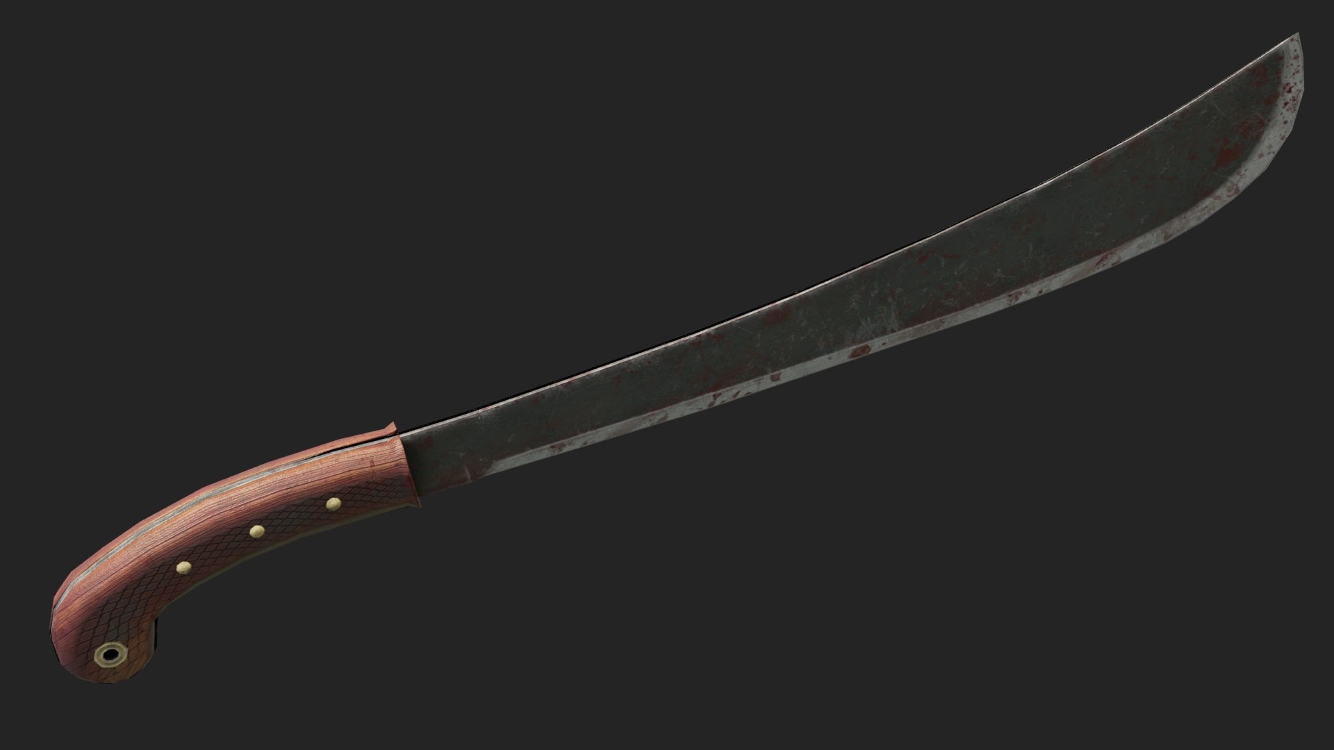 3D Machete - TurboSquid 2100684