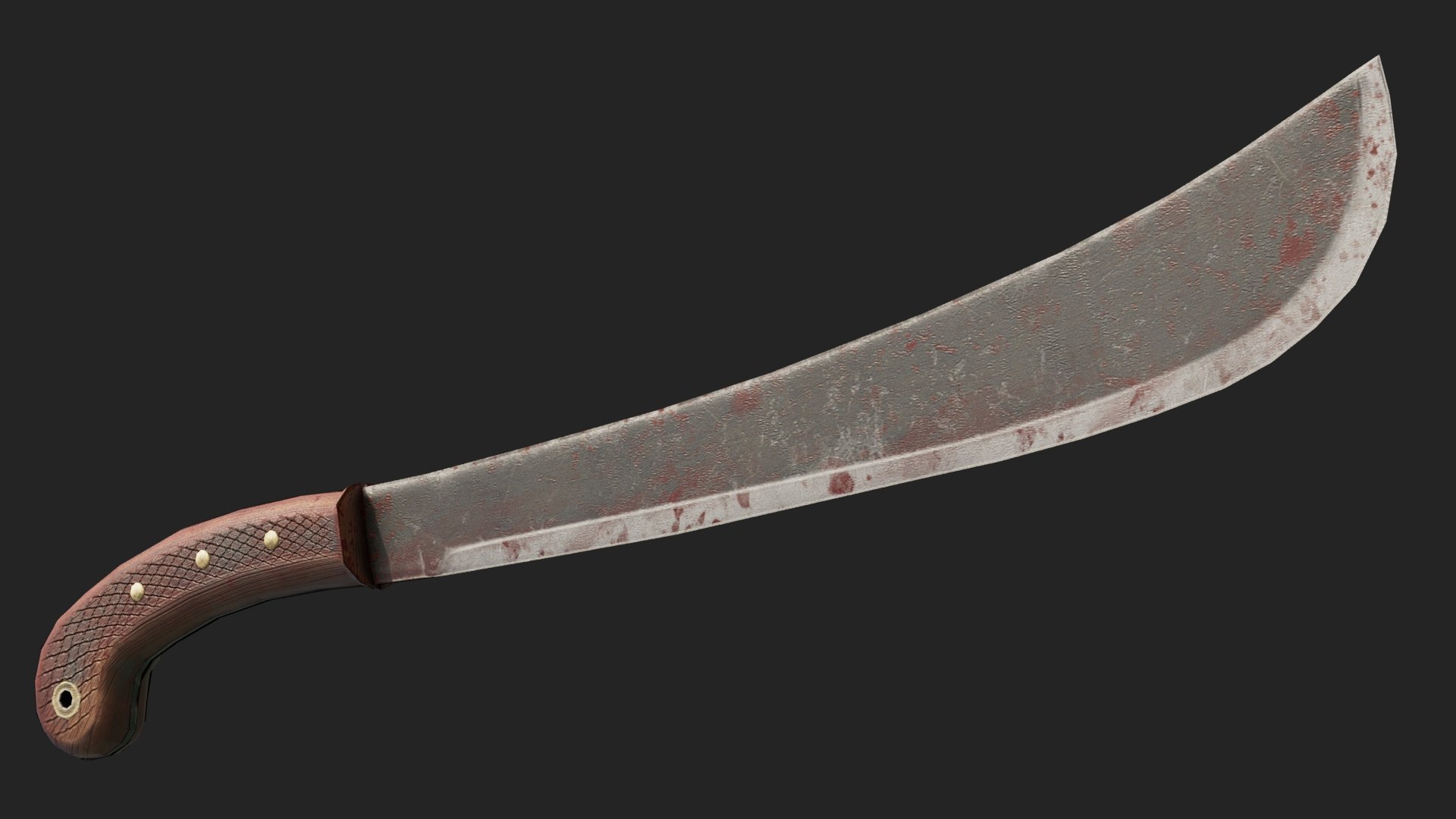 3D Machete - TurboSquid 2100684
