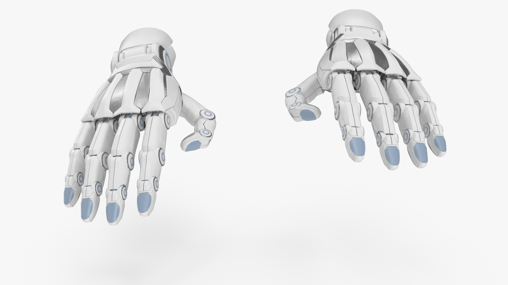 Cyborg Female Hand 3D Model - TurboSquid 1936268