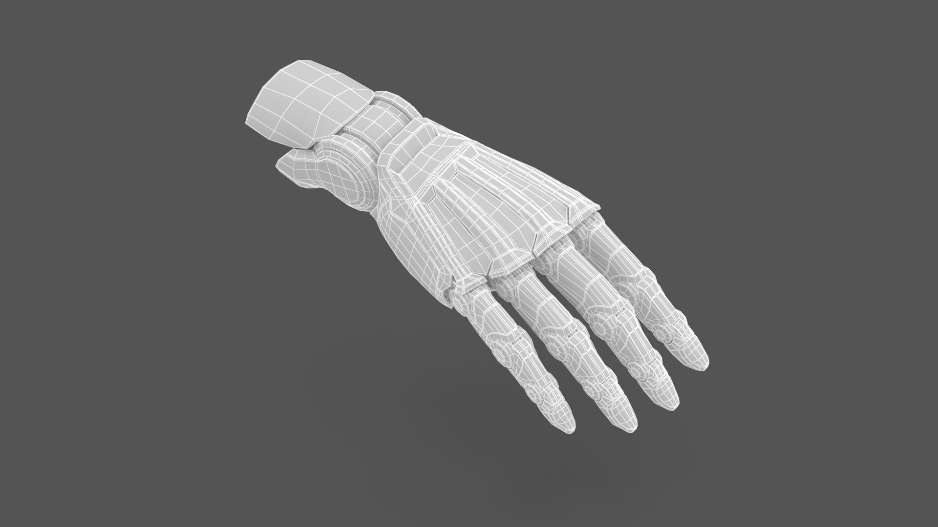 Cyborg Female Hand 3D Model - TurboSquid 1936268