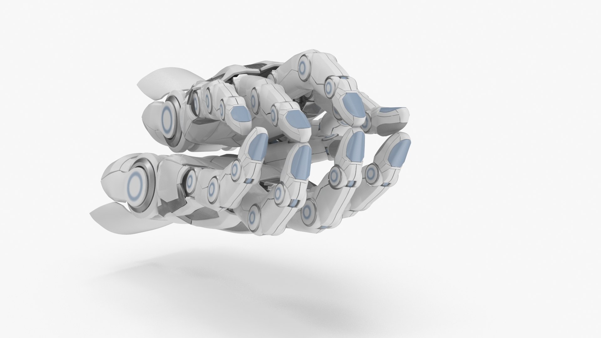 Cyborg Female Hand 3D Model - TurboSquid 1936268