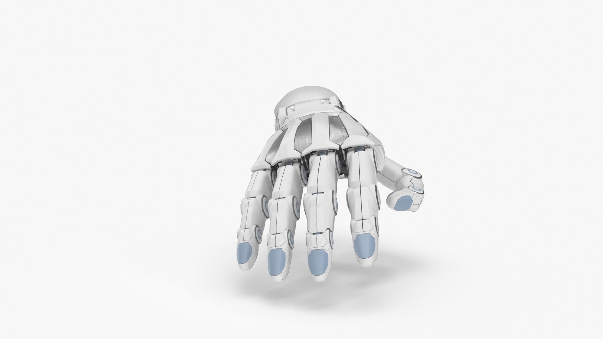Cyborg Female Hand 3D Model - TurboSquid 1936268
