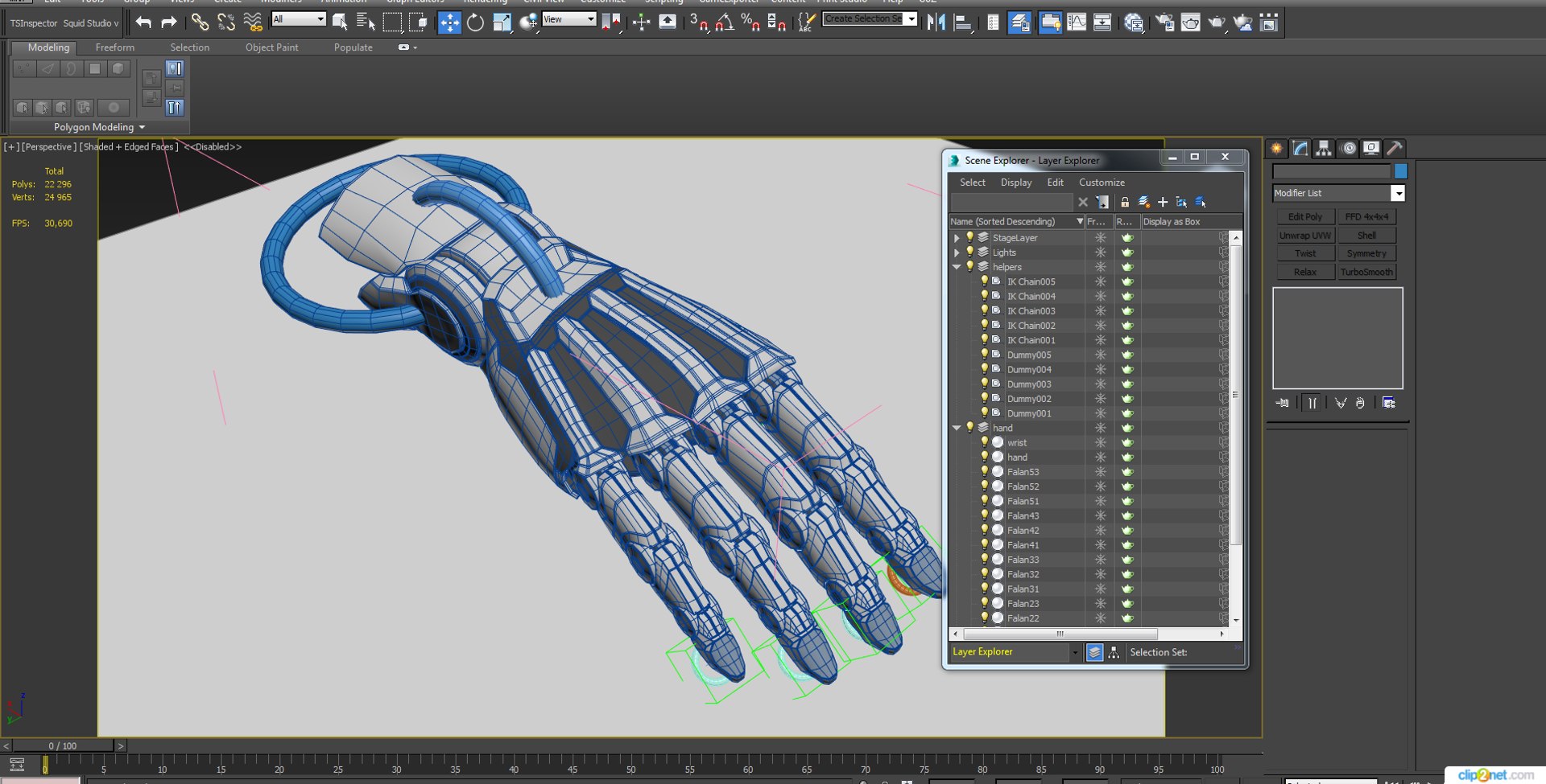 Cyborg Female Hand 3D Model - TurboSquid 1936268