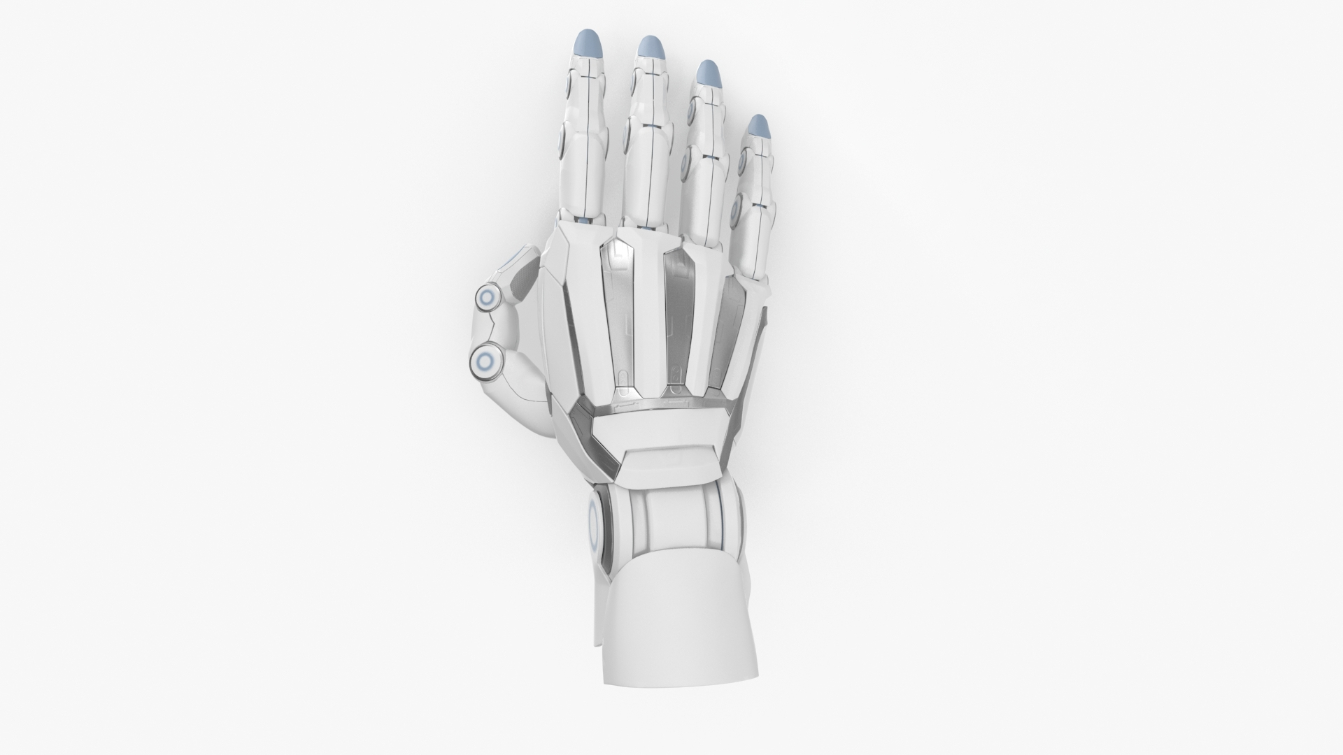 Cyborg Female Hand 3D Model - TurboSquid 1936268