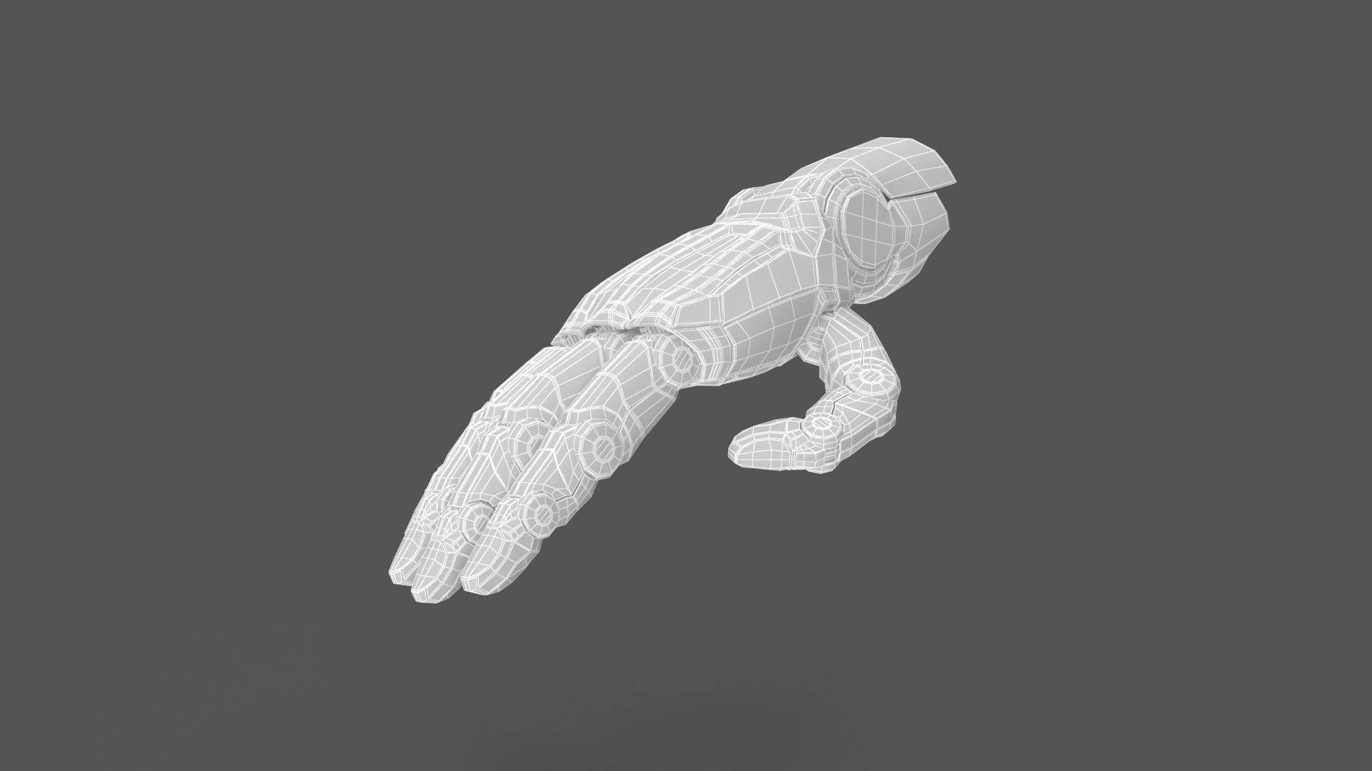 Cyborg Female Hand 3D Model - TurboSquid 1936268