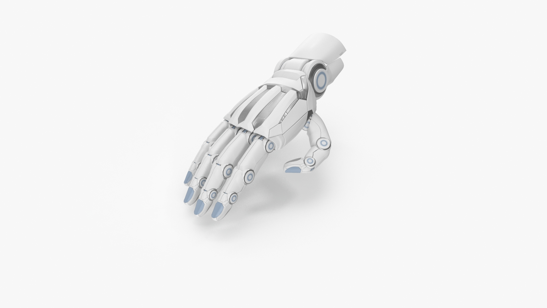 Cyborg Female Hand 3D Model - TurboSquid 1936268