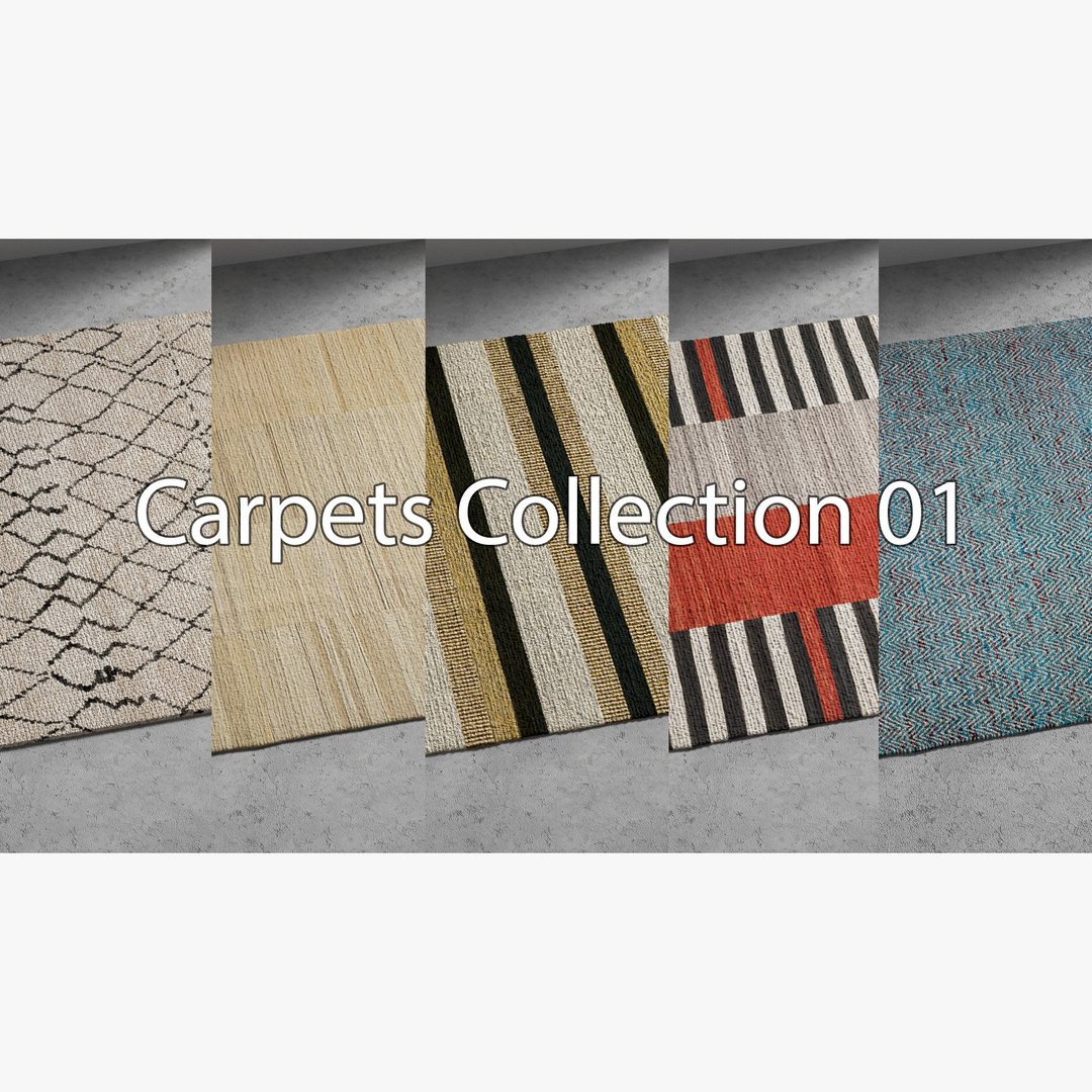 3D Carpets Collection 01 Hi-res Model - TurboSquid 1950866