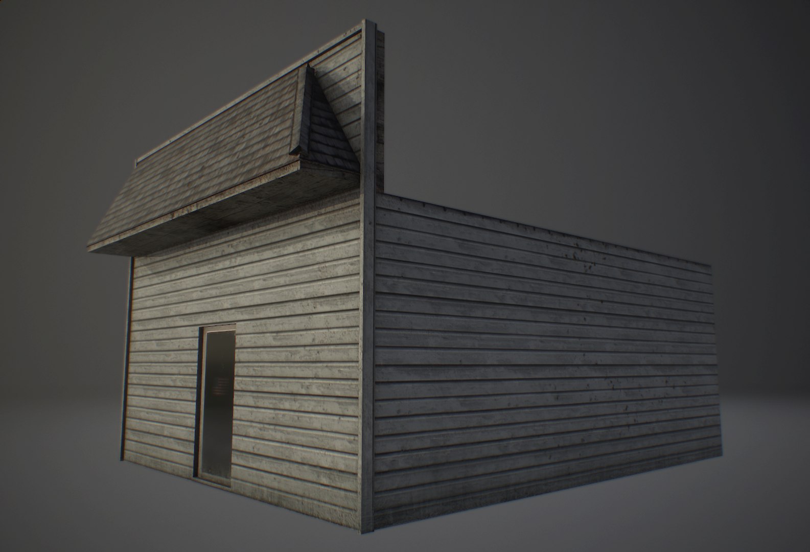 Wood House Low-poly 3D Model - TurboSquid 1353568