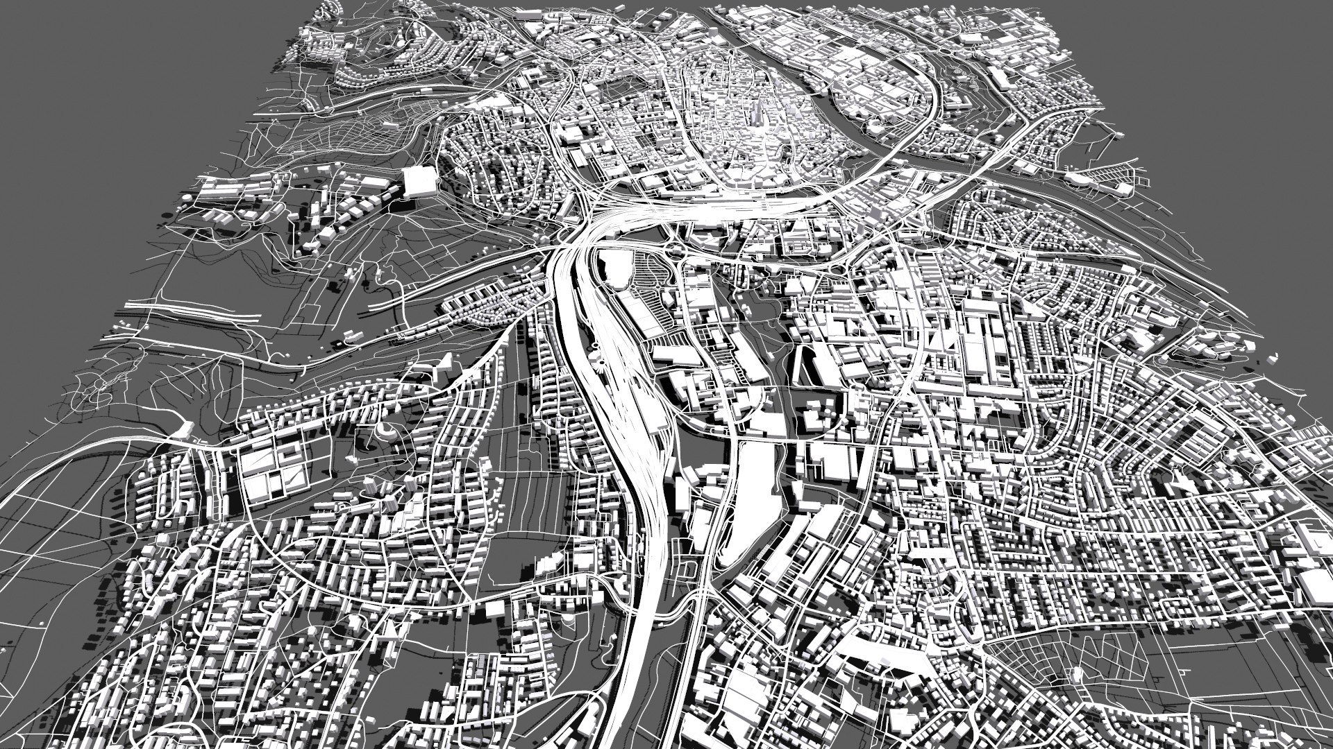 3D Cityscape Ulm Germany Model - TurboSquid 2214370