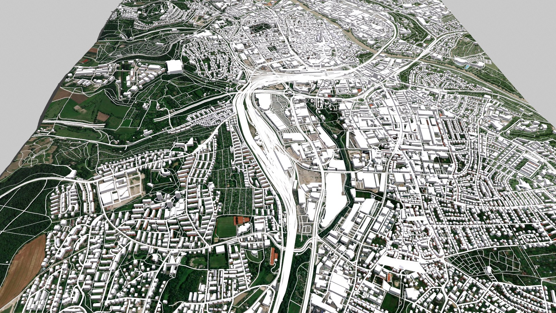 3D Cityscape Ulm Germany Model - TurboSquid 2214370