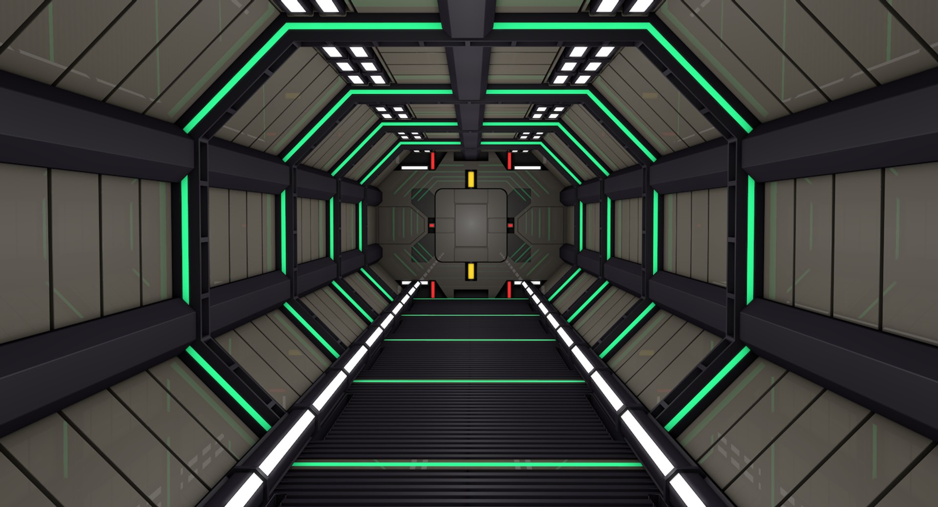 Sci Fi Interior 3D Model - TurboSquid 1788241