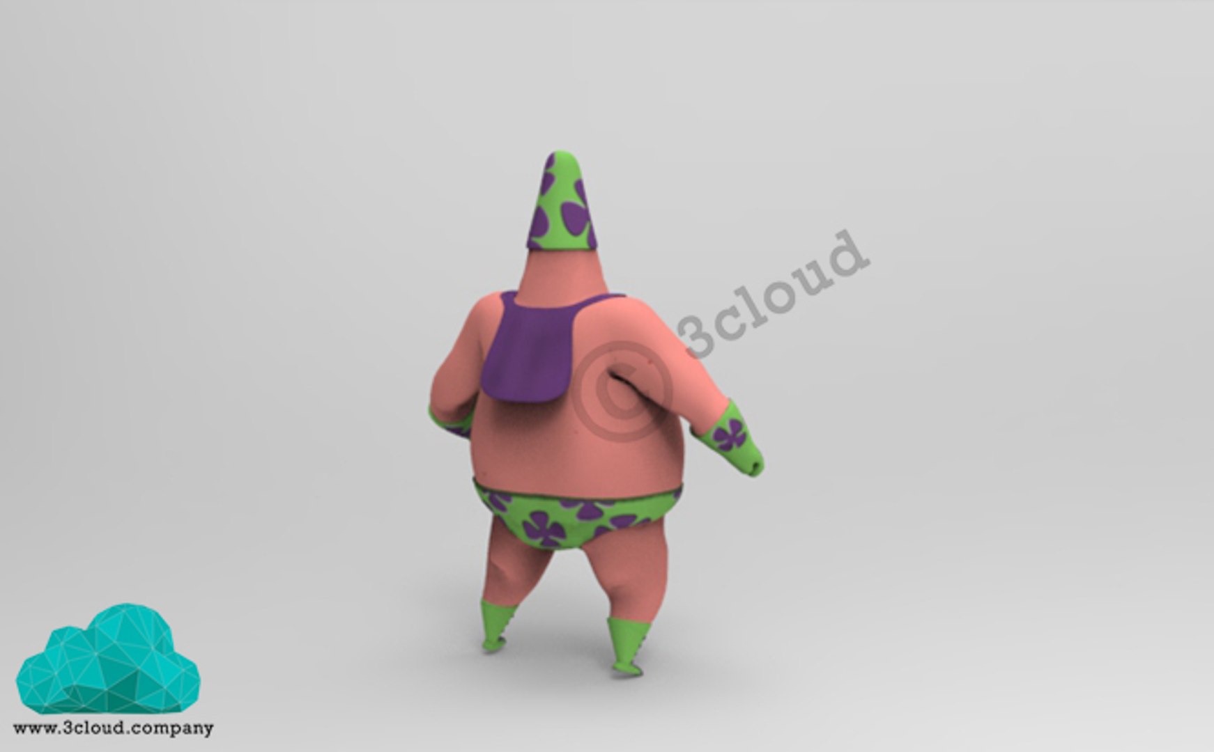 3d Model Patrick Star Characters Ready