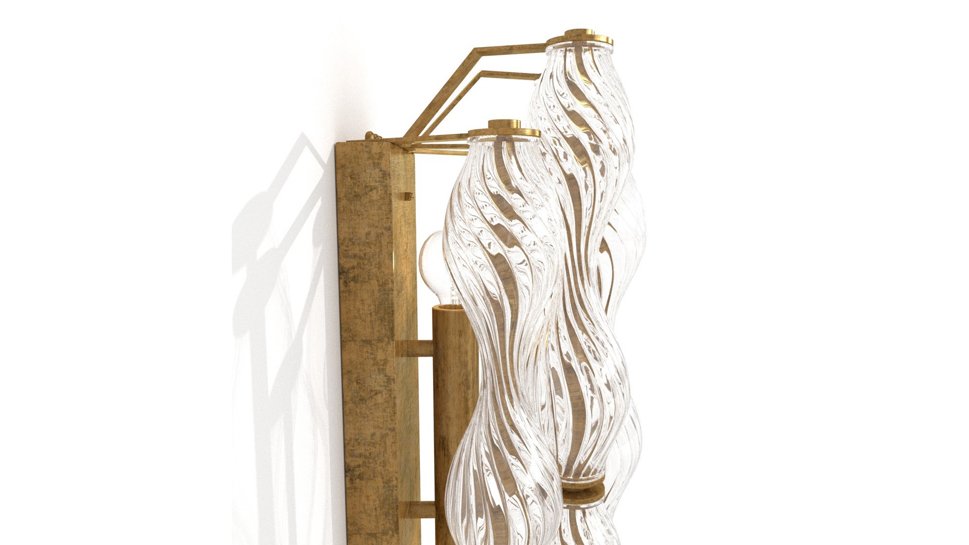 3D And Objects Wherwell Wall Light Large - TurboSquid 1843190