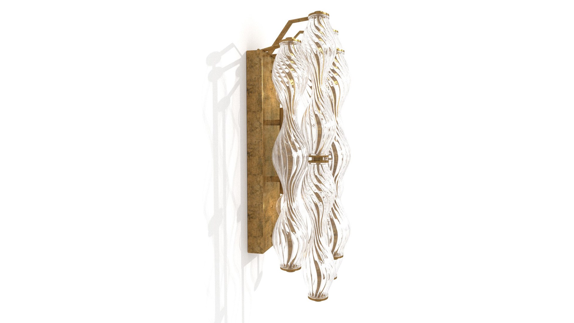 3D And Objects Wherwell Wall Light Large - TurboSquid 1843190