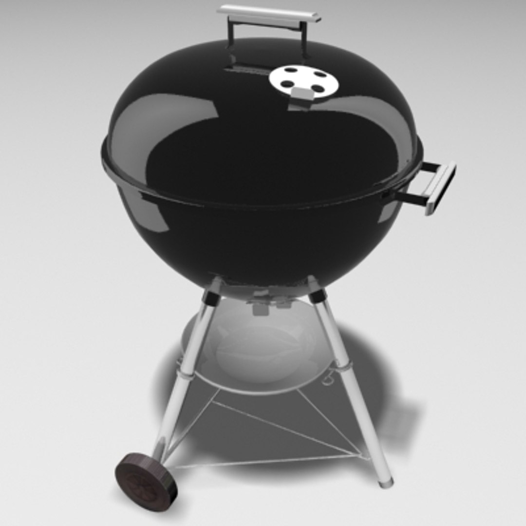weber grill 3d max