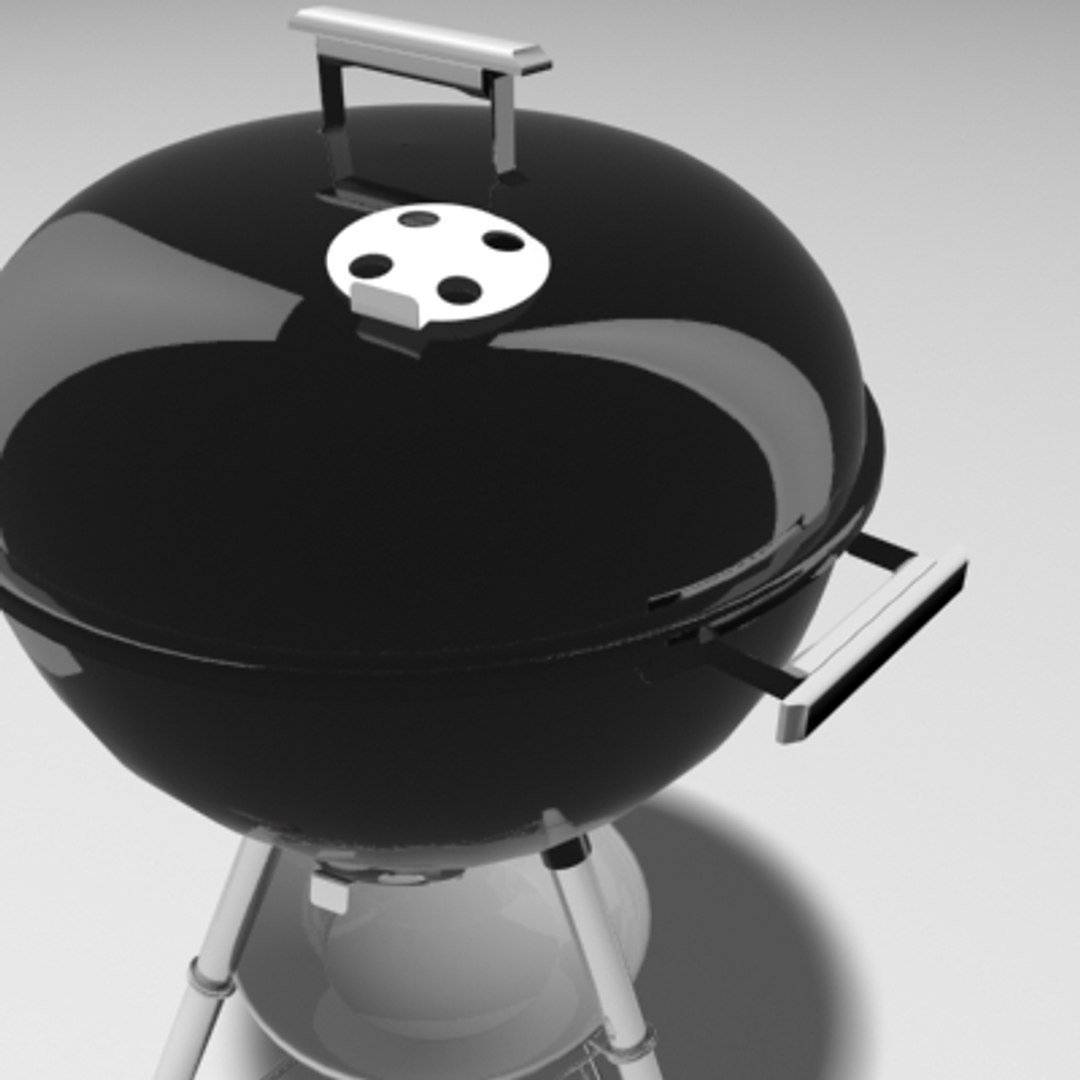 weber grill 3d max